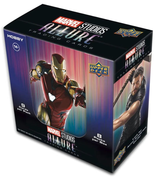 2023 Upper Deck Marvel Studios Allure Trading Card Hobby Booster Box ...